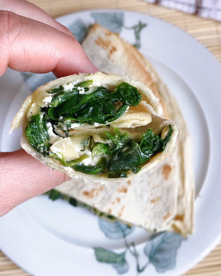 Τορτίγια σπανακόπιτα | Healthy Tasteland