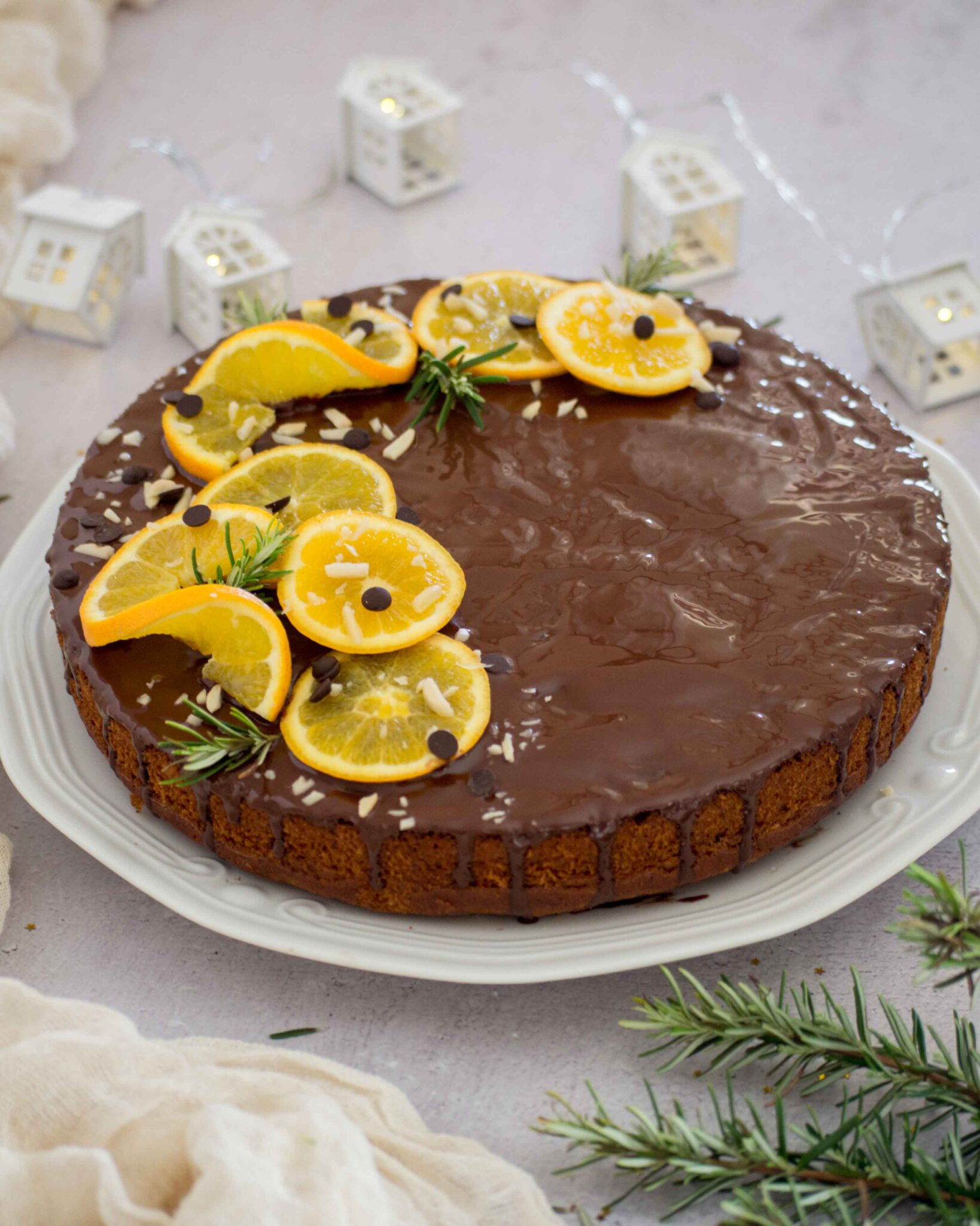 Βασιλόπιτα με πορτοκάλι και σοκολάτα | Healthy Tasteland